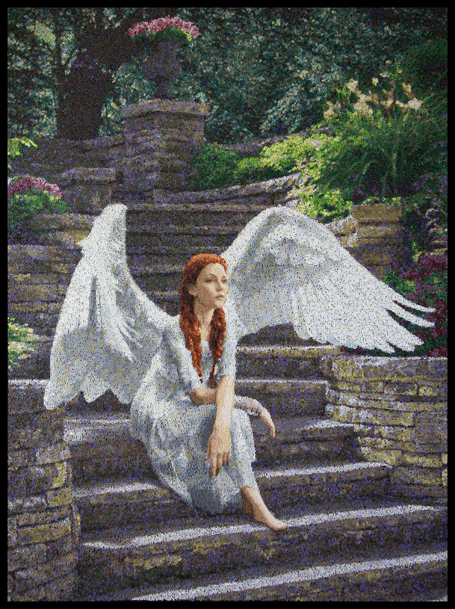 Angel in Contemplation | Robotart